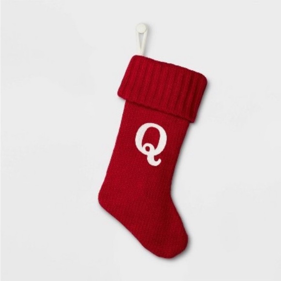 Wondershop | Holiday | Nwt Queen Bee Knit Monogram Christmas Stocking ...